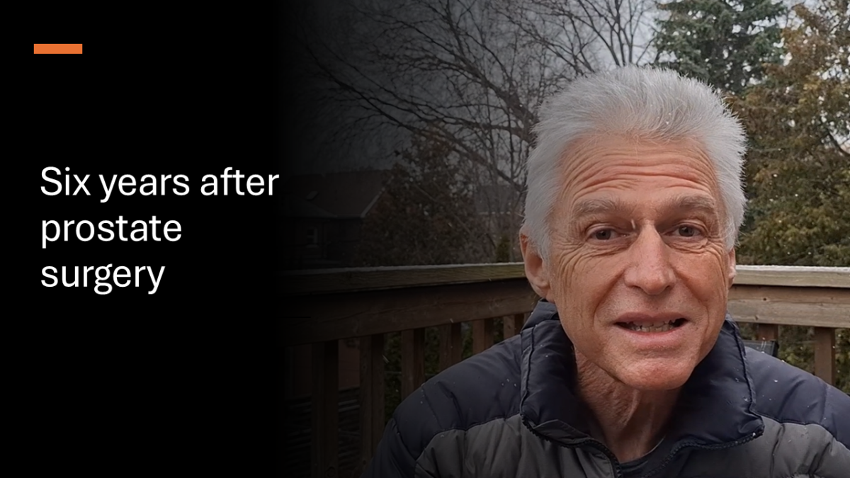 Surprising improvements six years after prostate surgery - Recovering Man